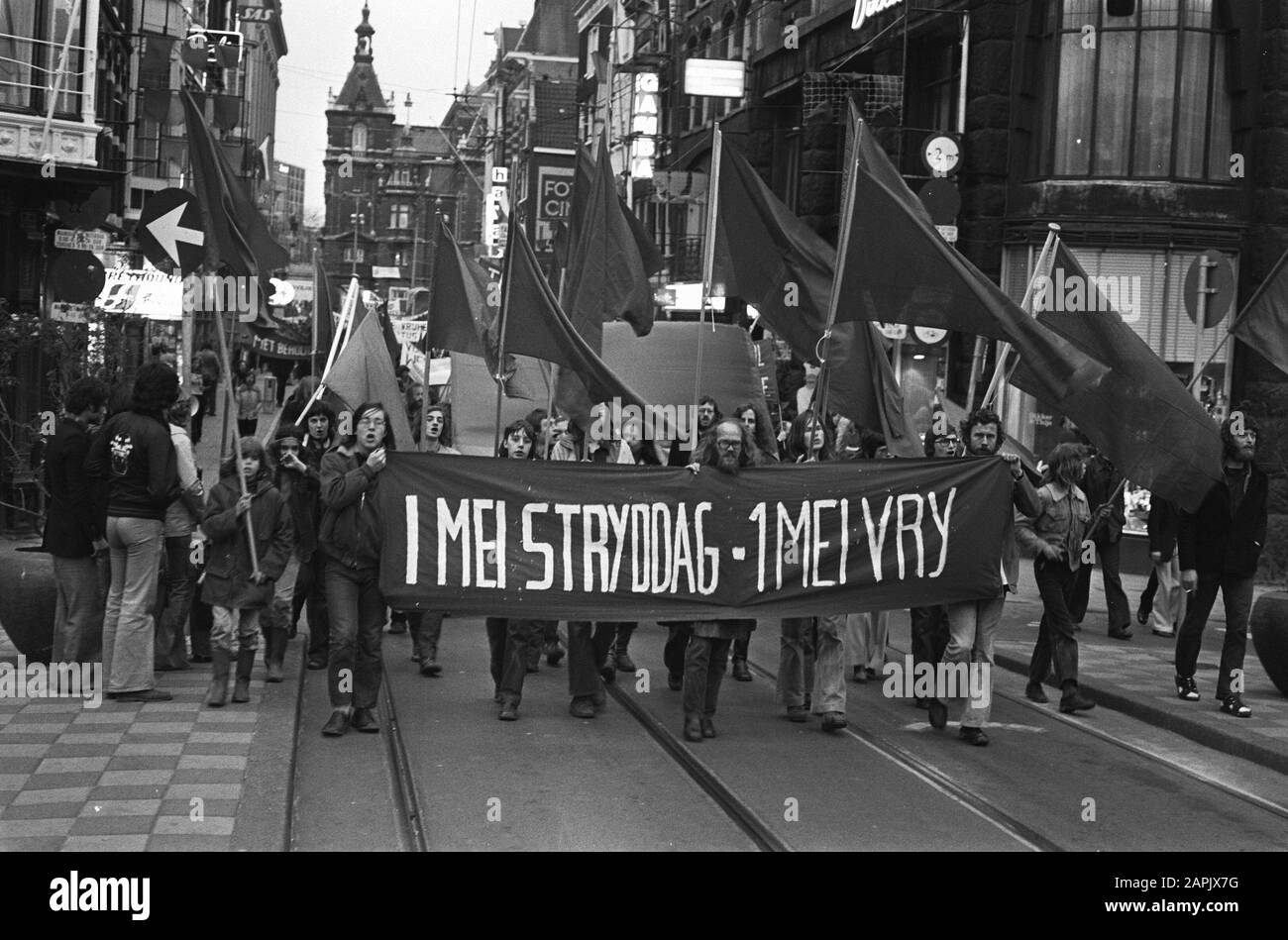 May 1 demonstration in Amsterdam during Labour Day Description ...