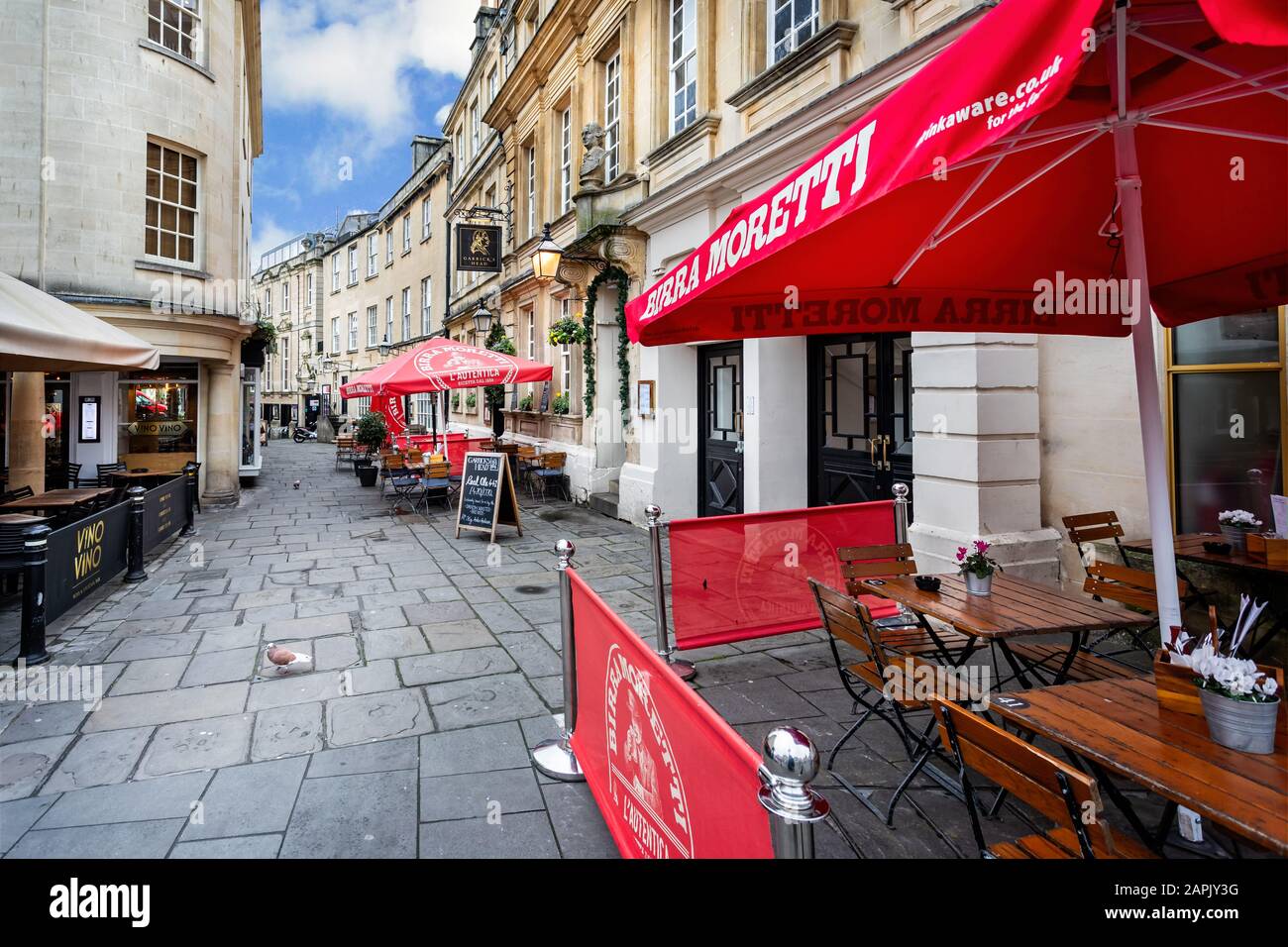 The Garrick's Head pub and The Bath Theatre Royal in Bath, Somerset, UK ...