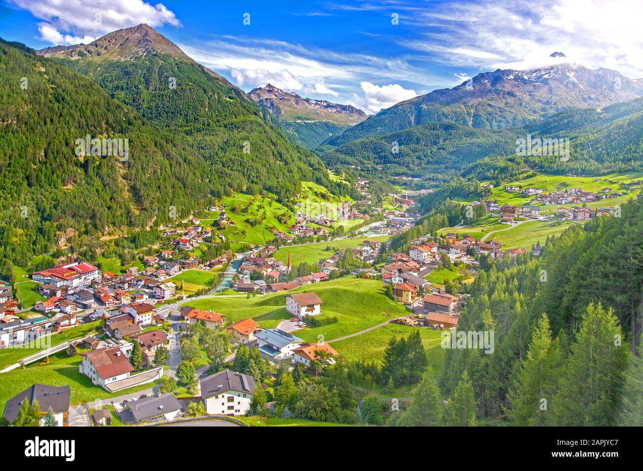 Mountain panorama of oetztal alps hi-res stock photography and images ...