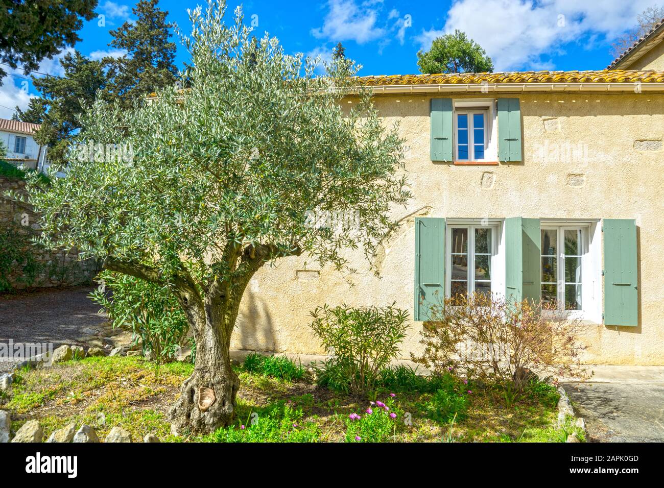 Rustic french cottage garden hi-res stock photography and images - Alamy