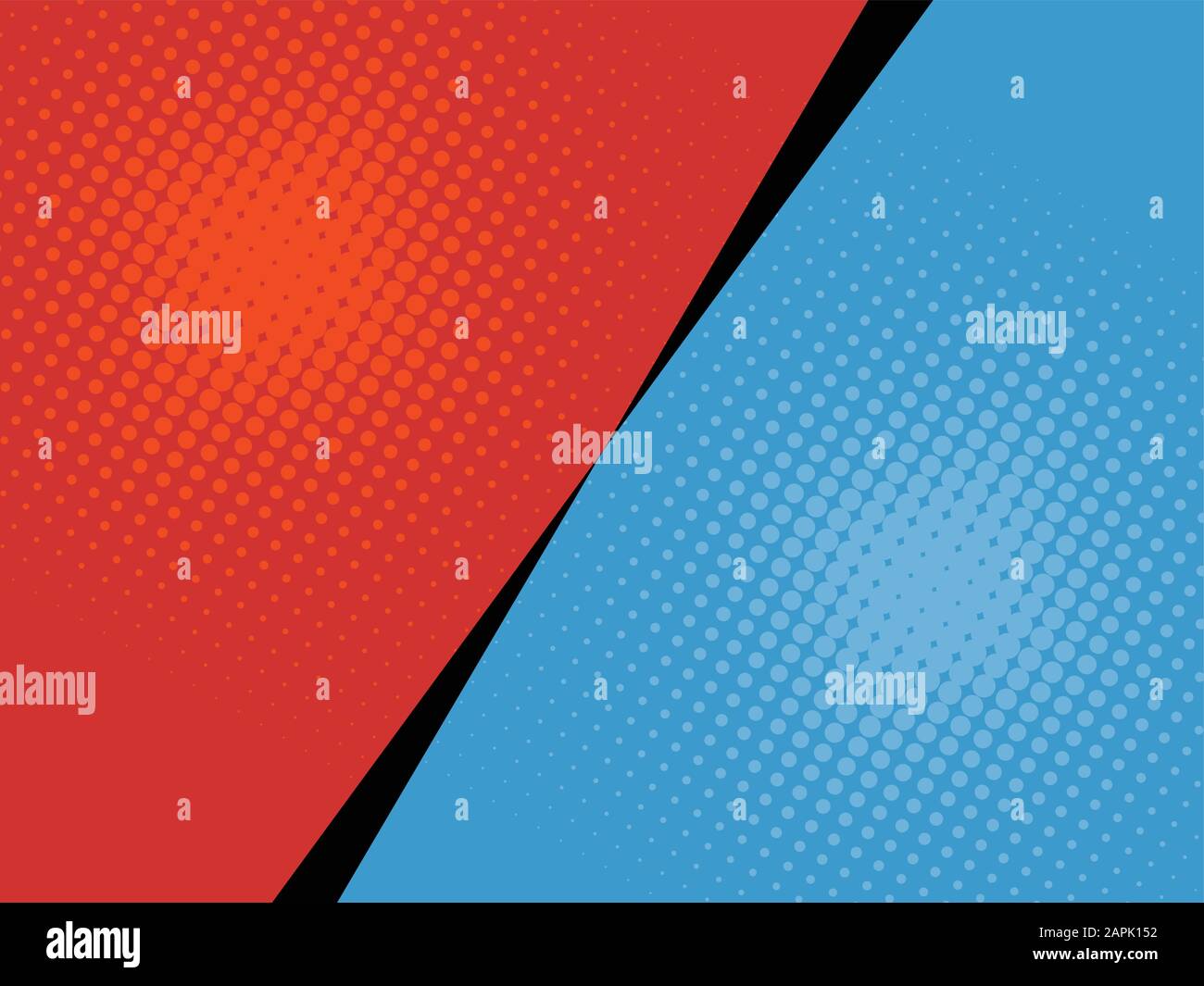 Comic book versus background. Vector illustration pop art style Stock ...