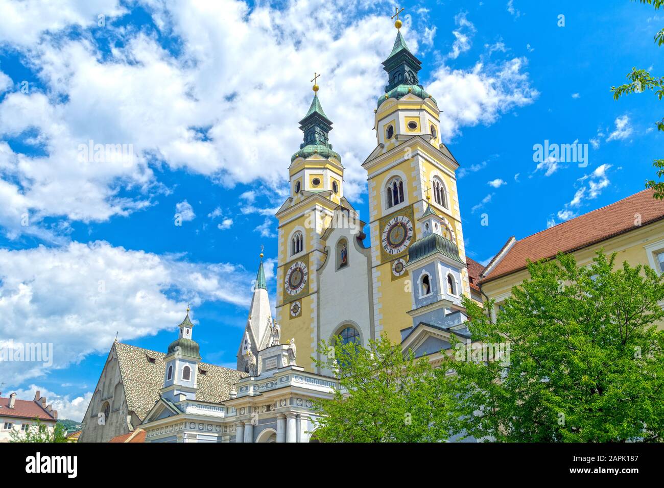Cathedral of the Assumption in central Brixen / Bresannone, South Tirol ...
