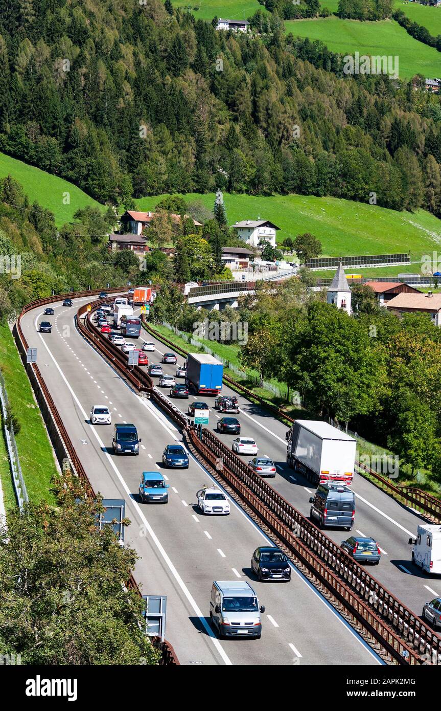 Brenner Pass Austria Traffic High Resolution Stock Photography and ...