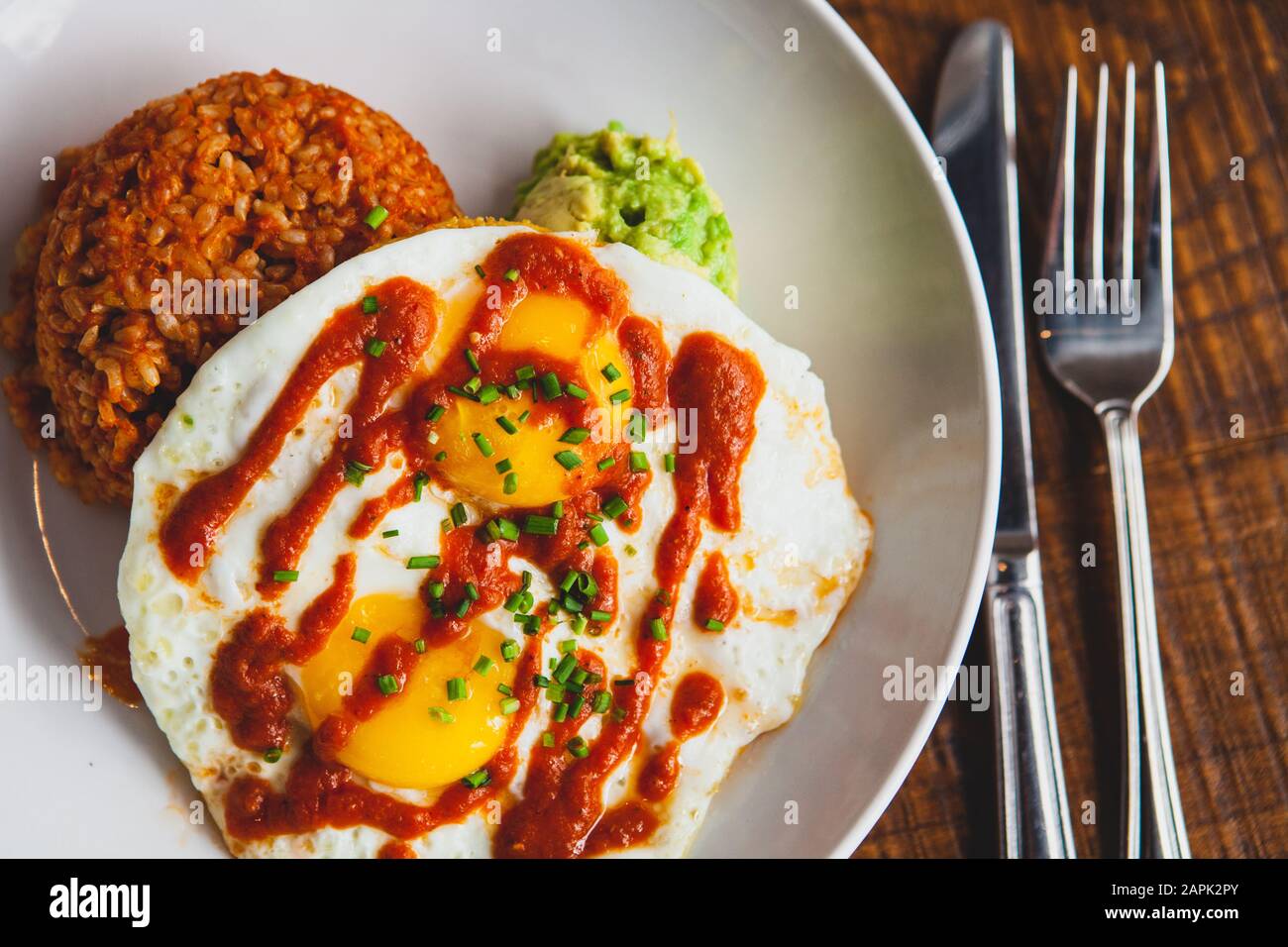 Huevos Rancheros breakfast Stock Photo - Alamy