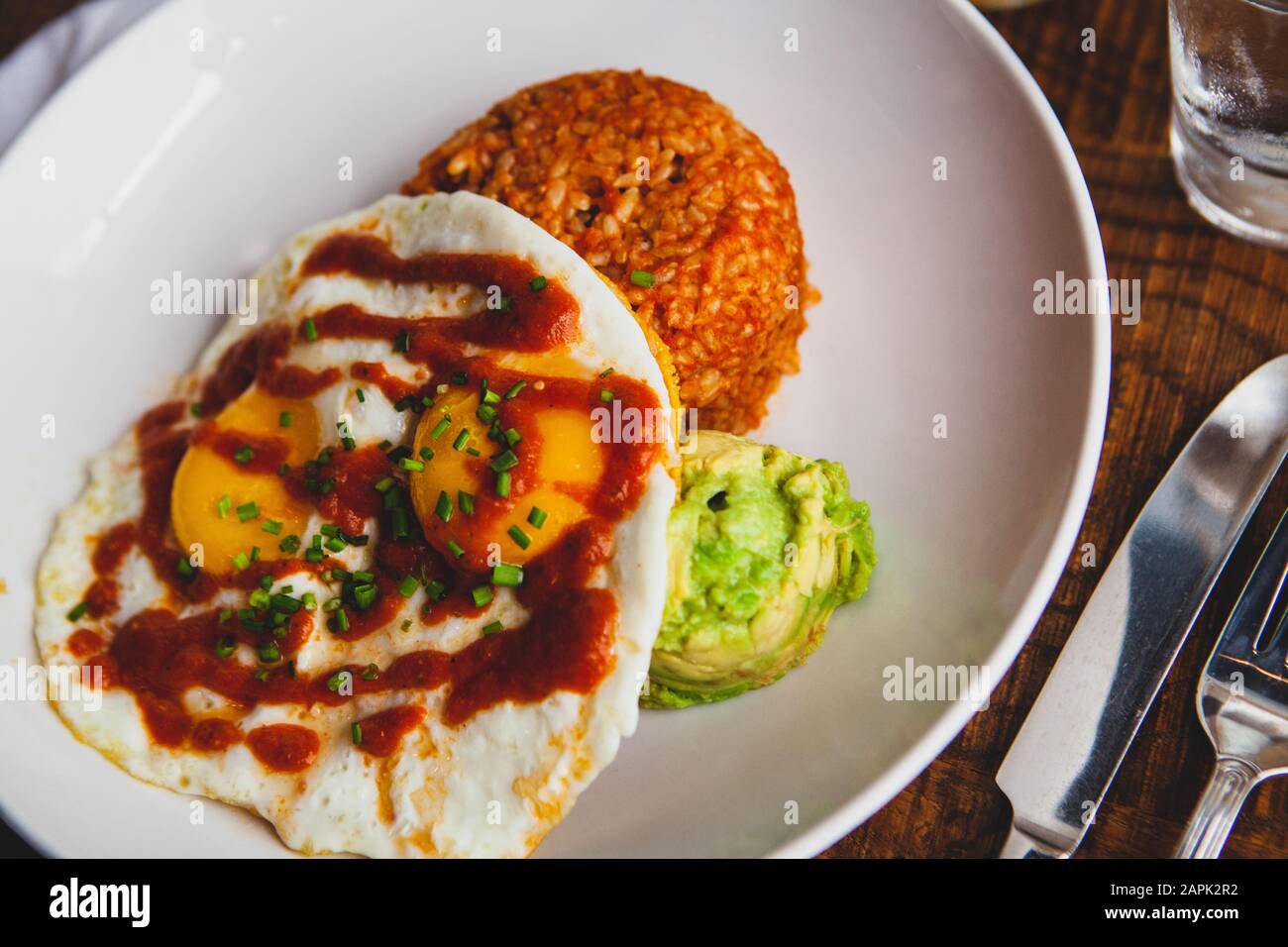 Huevos Rancheros breakfast Stock Photo - Alamy