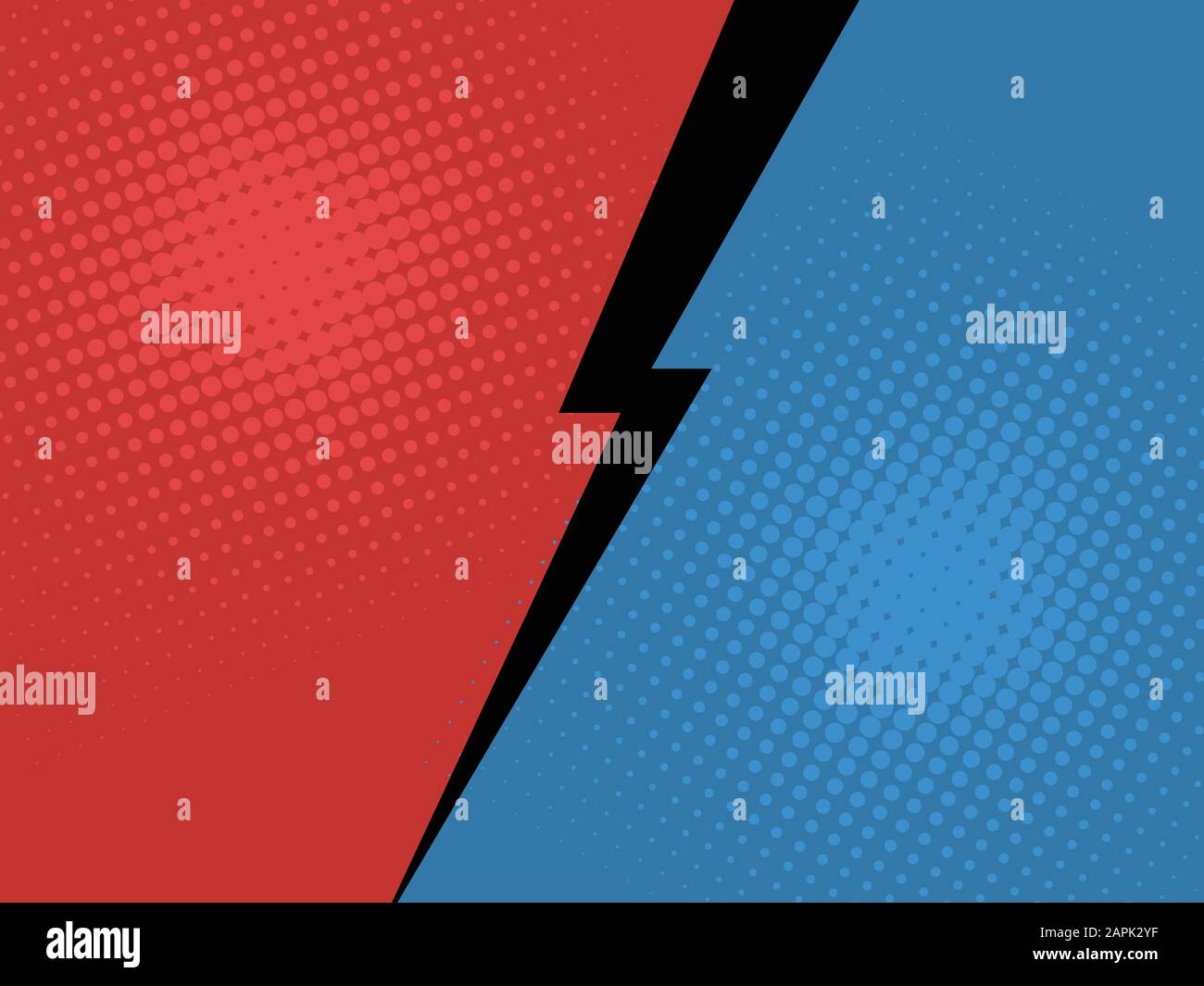Comic book versus background. Vector illustration pop art style Stock ...