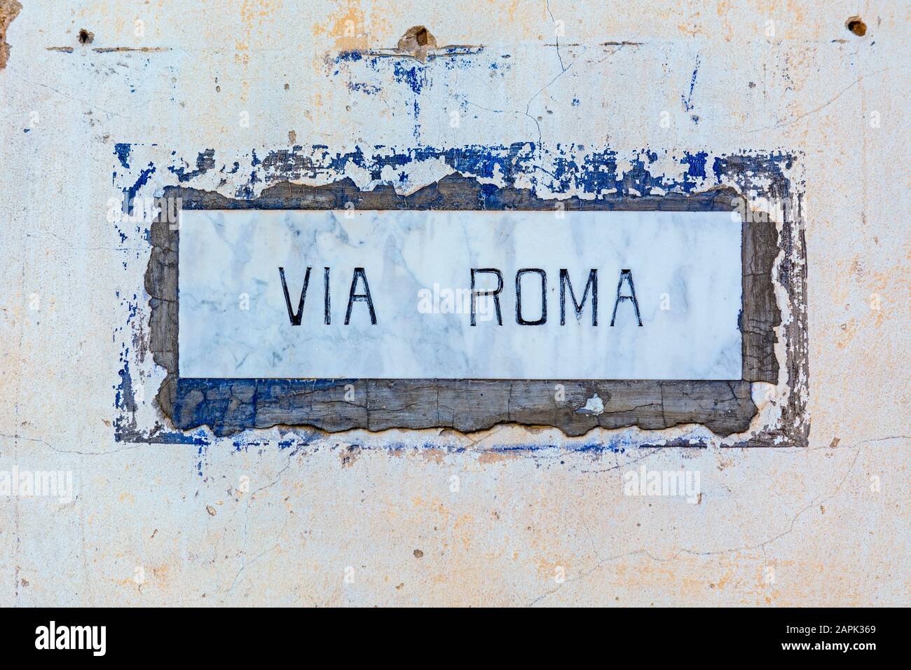 Roma plaque hi-res stock photography and images - Alamy