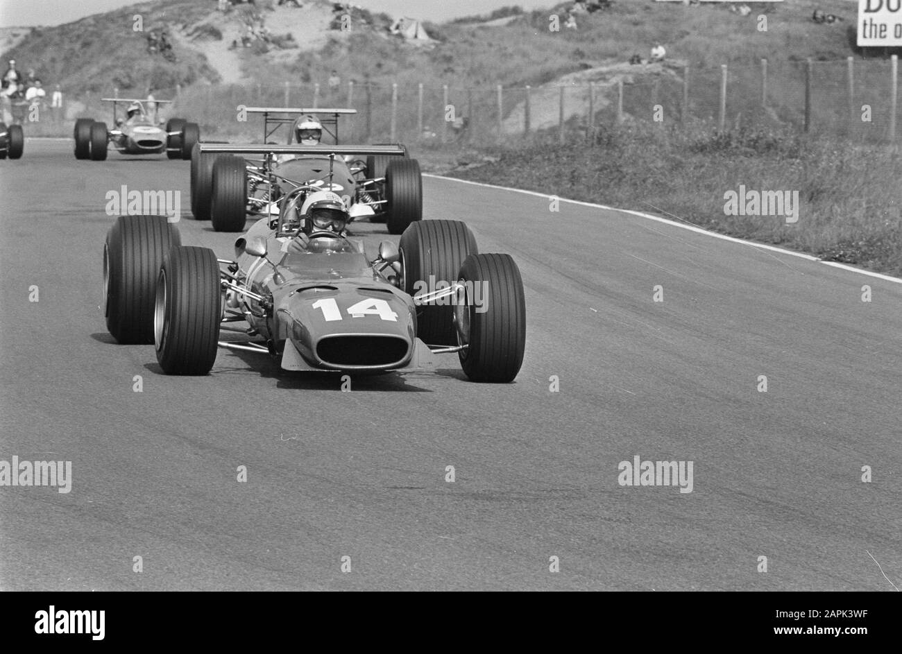 Car races in Zandvoort Description: Derek Bell in Ferrari (nr. 14) Date ...