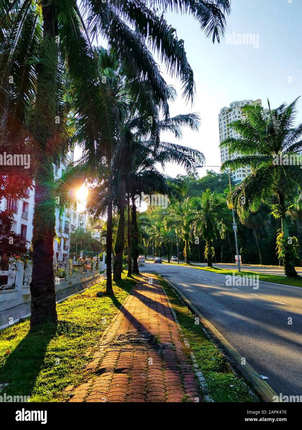 Cityscape of Kuala Lumpur. Beautiful modern developing city of Malaysia ...
