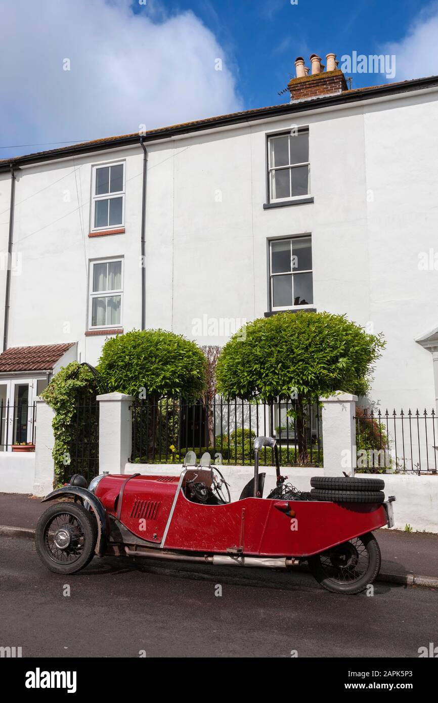 Paget Road, Alverstoke, Gosport, Hampshire, UK: with a 1930s 3-wheeled ...