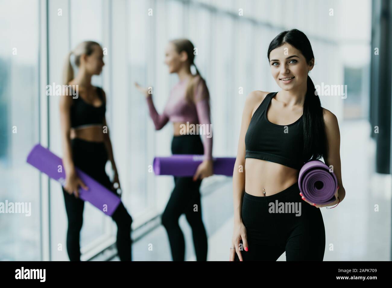 Females after gym hi-res stock photography and images - Alamy