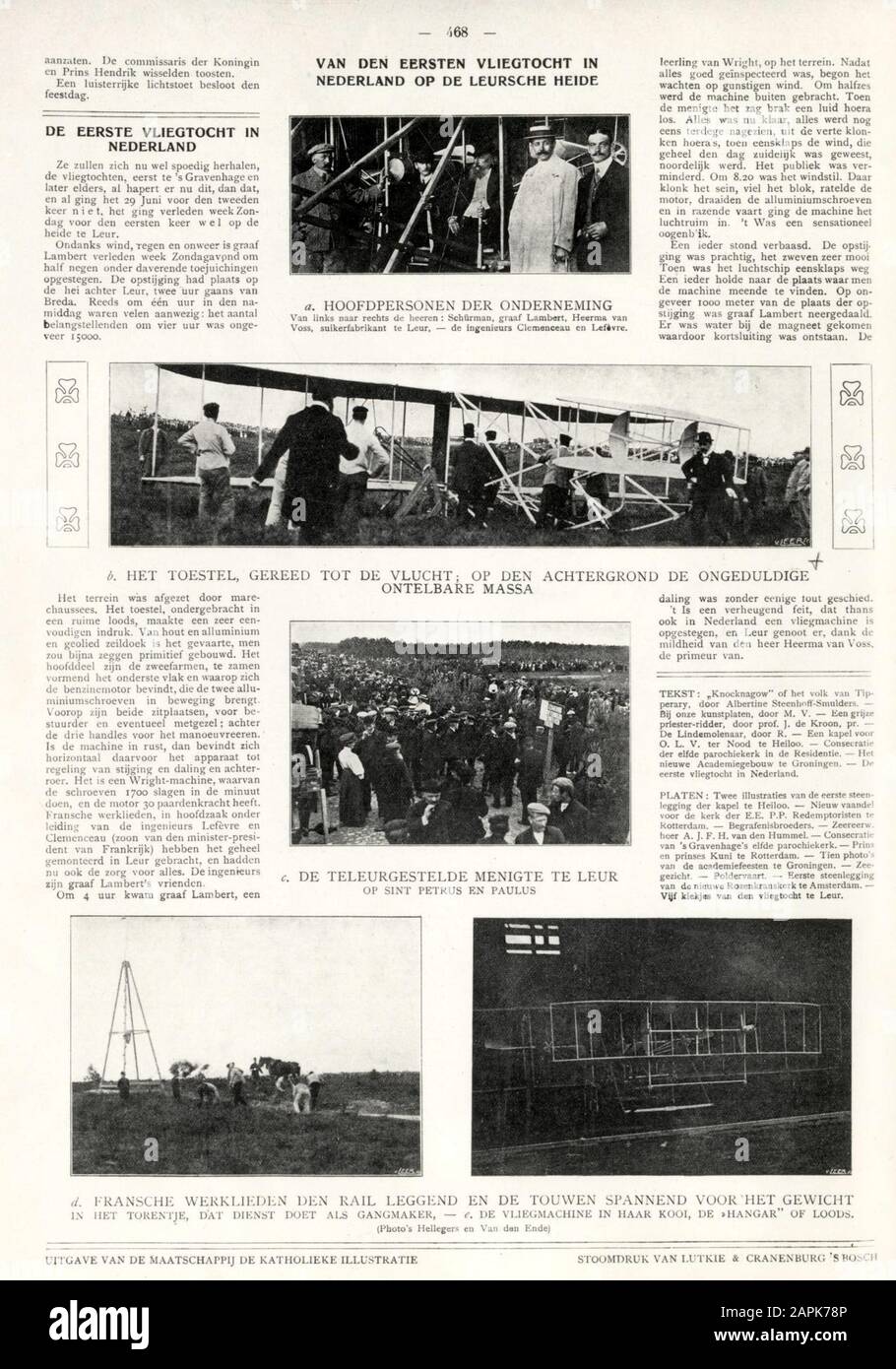 Aviation History: The first motorized aircraft flight over the ...