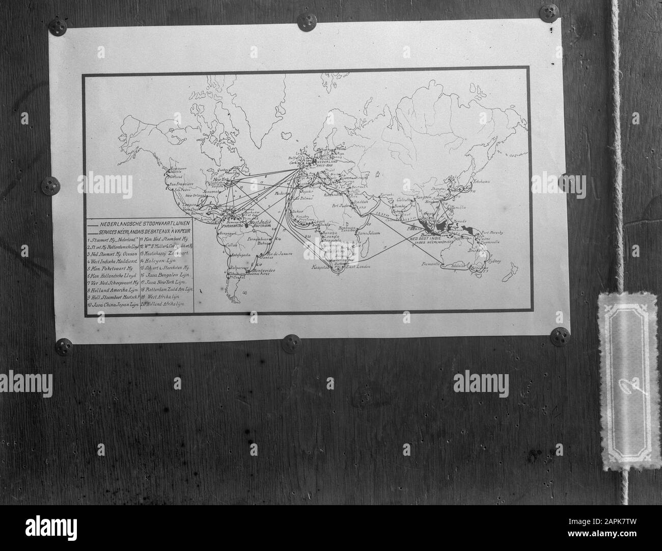 9x12 Dutch steam lines (overview on world map) Date: undated Keywords ...