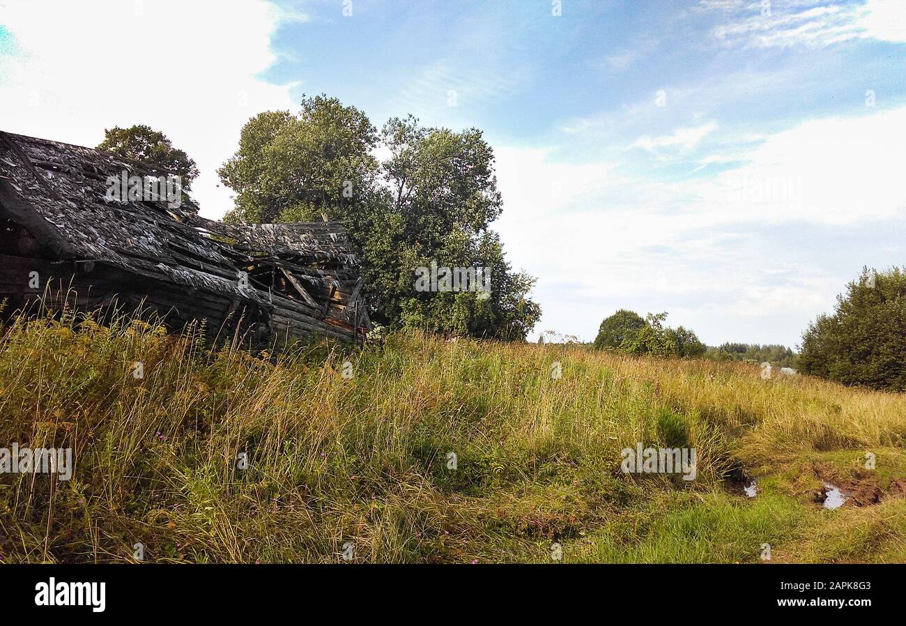 Rundown house trees hi-res stock photography and images - Alamy