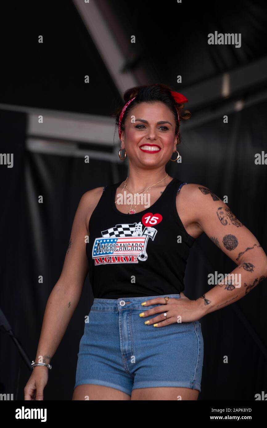 FARO, PORTUGAL, 10th August 2019: 8º American Cars Show Algarve Event with vintage cars and a ...