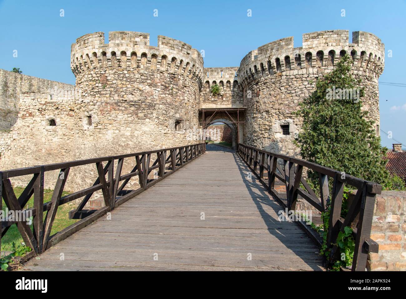 Old Castle from medieval time in Beograd, Serbia Stock Photo - Alamy