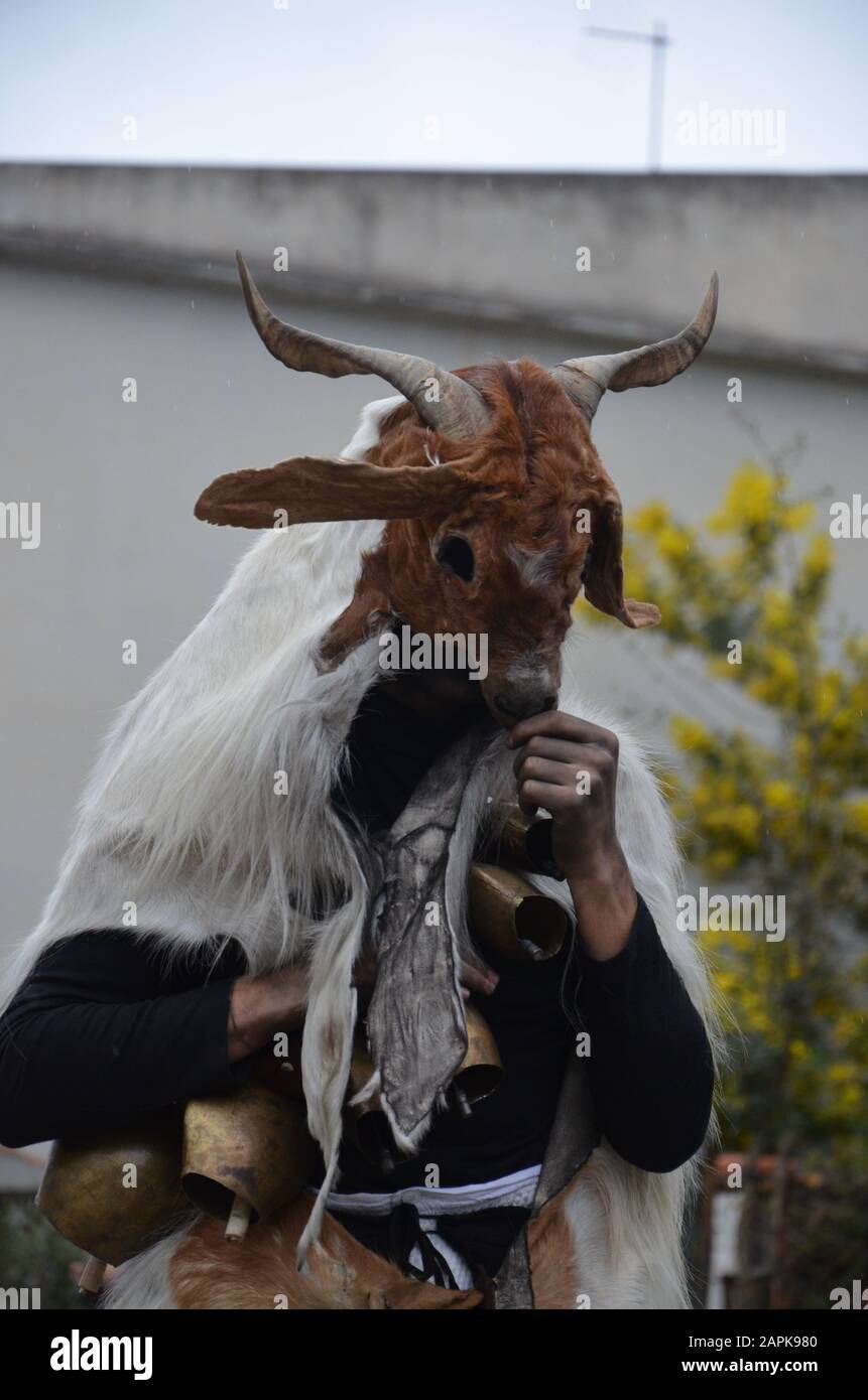 Traditional masks of Sardinia Stock Photo - Alamy