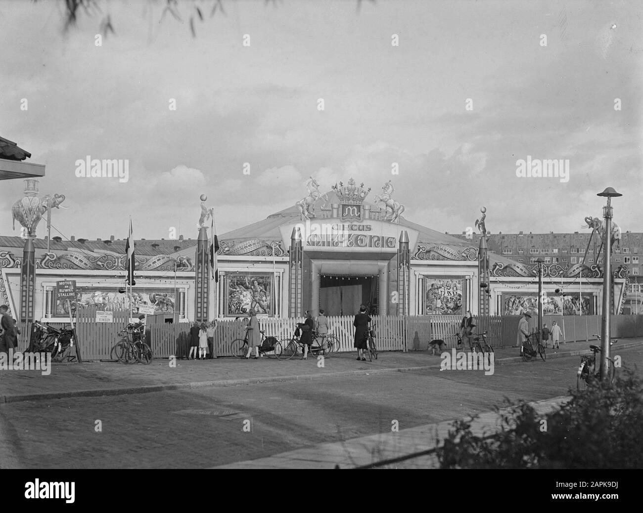 Circus tents Black and White Stock Photos & Images - Alamy