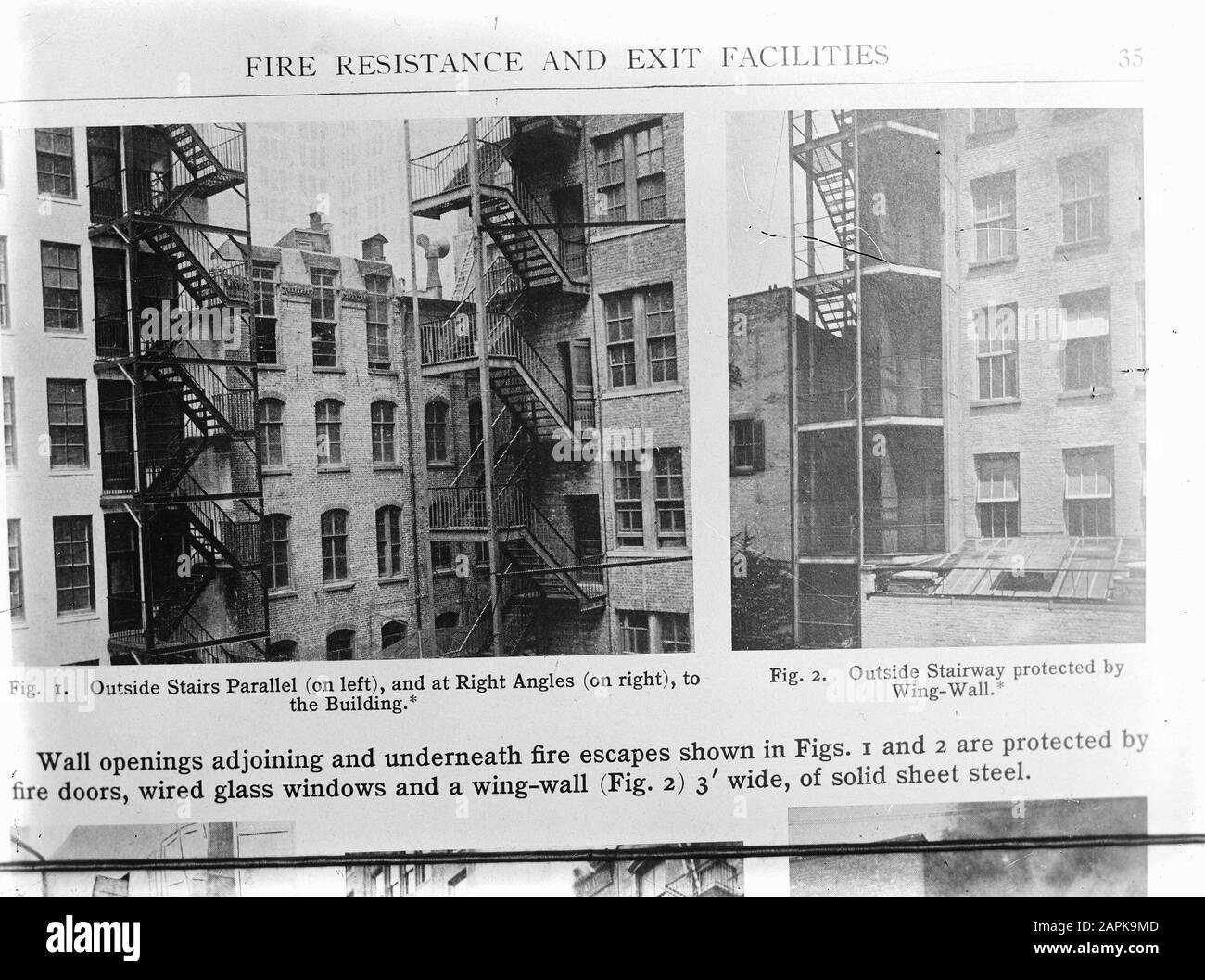 Fire stairs Black and White Stock Photos & Images - Alamy