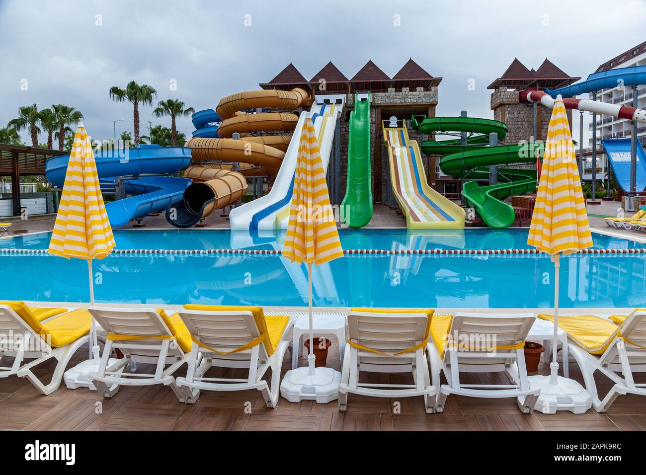 Alanya water park hi-res stock photography and images - Alamy