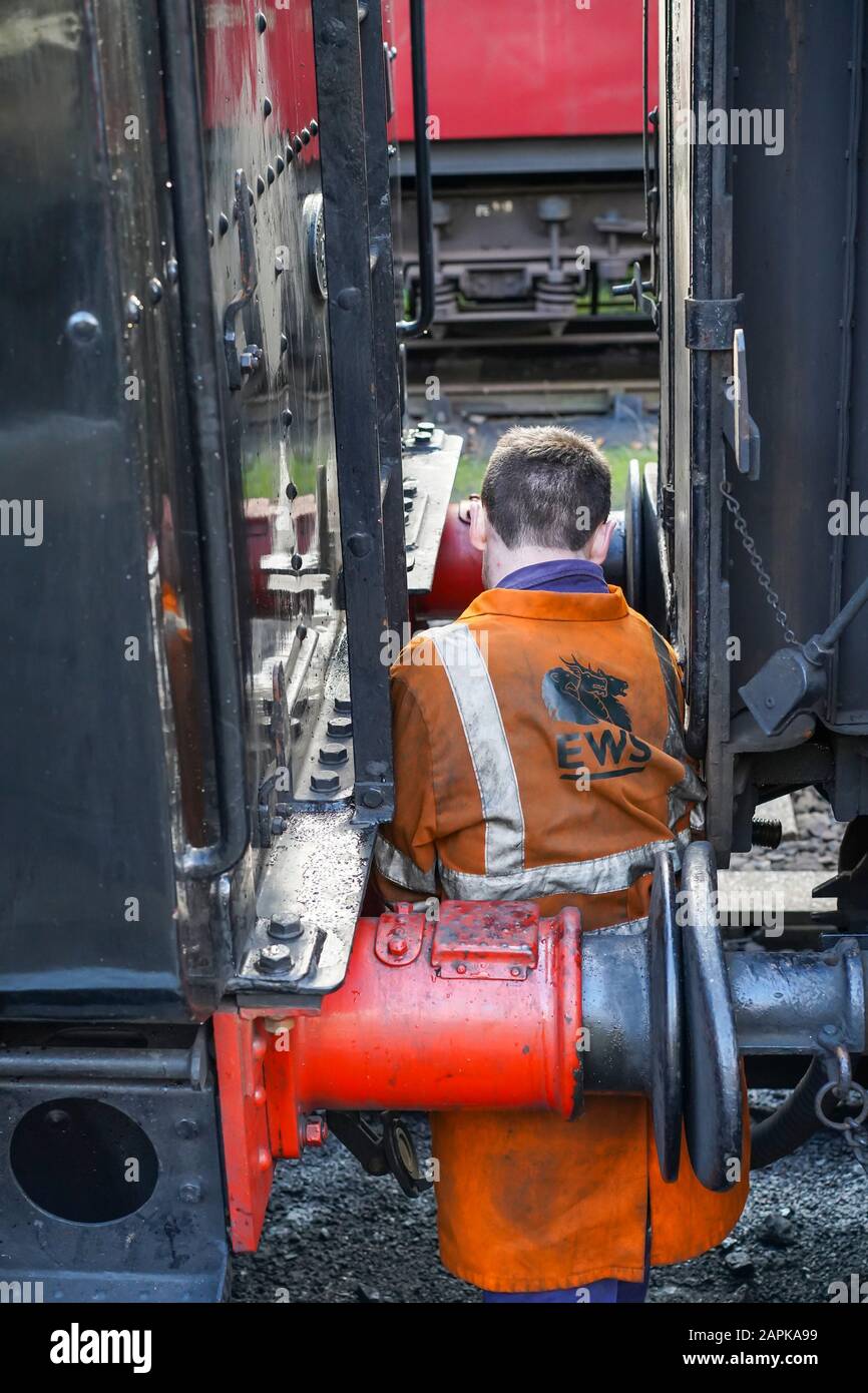 Steam train buffers steam railway hi-res stock photography and images ...
