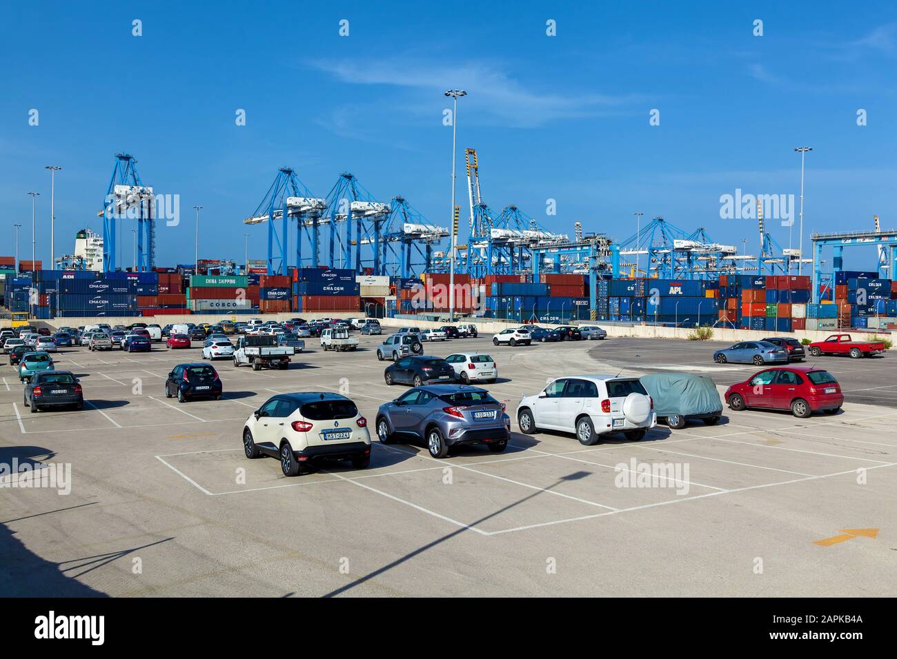 Container ship malta freeport hi-res stock photography and images - Alamy