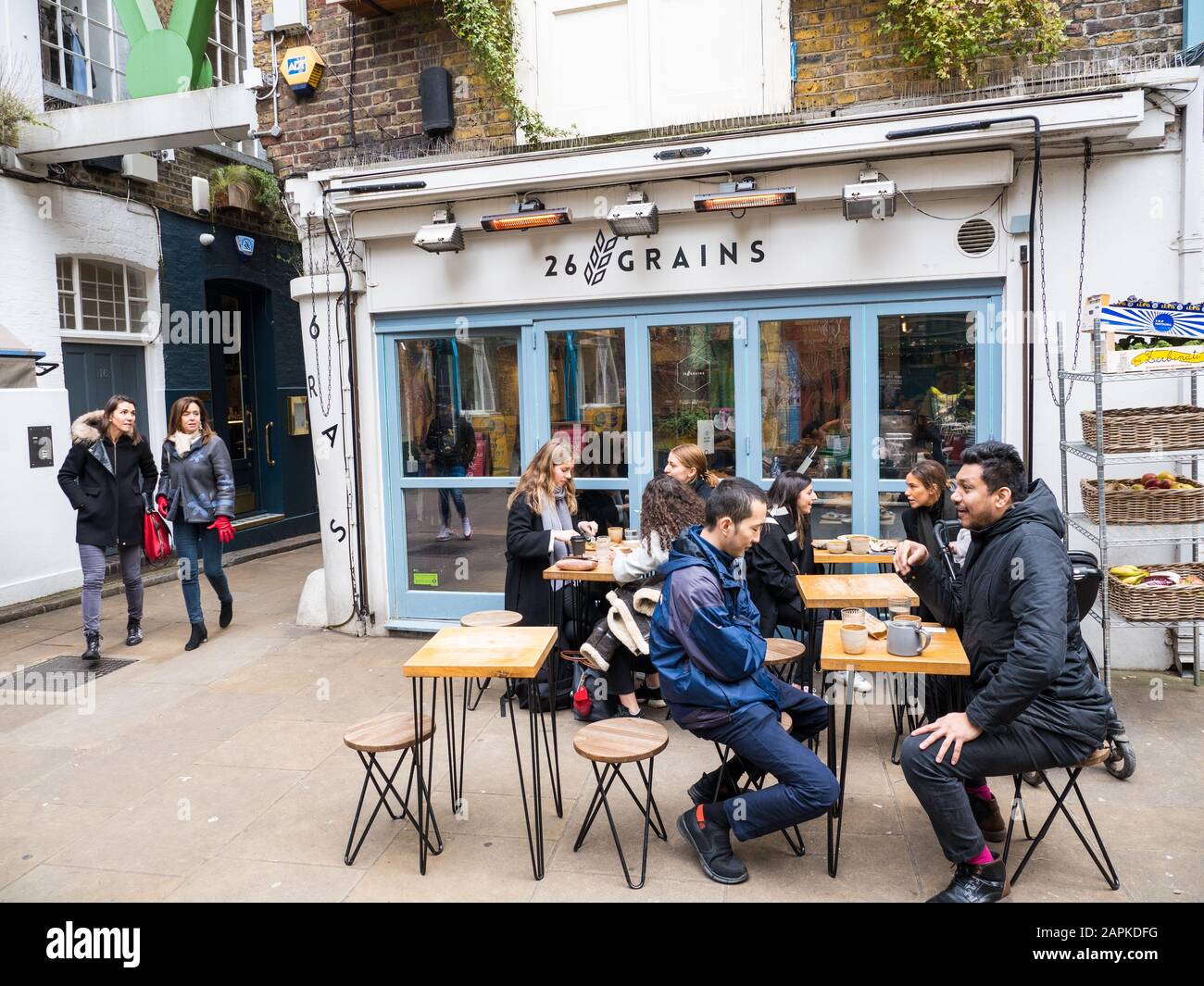 26 Grains, Restaurant, Neal's Yard, Sevan Dials, Covent Garden, London ...