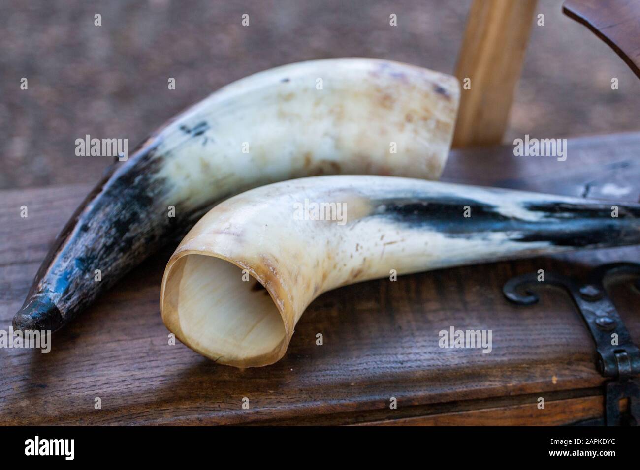 Medieval horn cup hi-res stock photography and images - Alamy