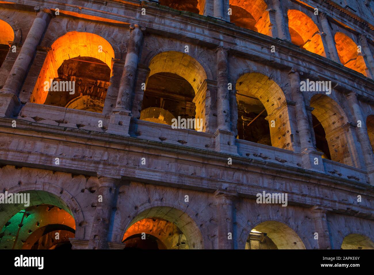 most iconic monument in Rome ,the Colosseum Stock Photo - Alamy