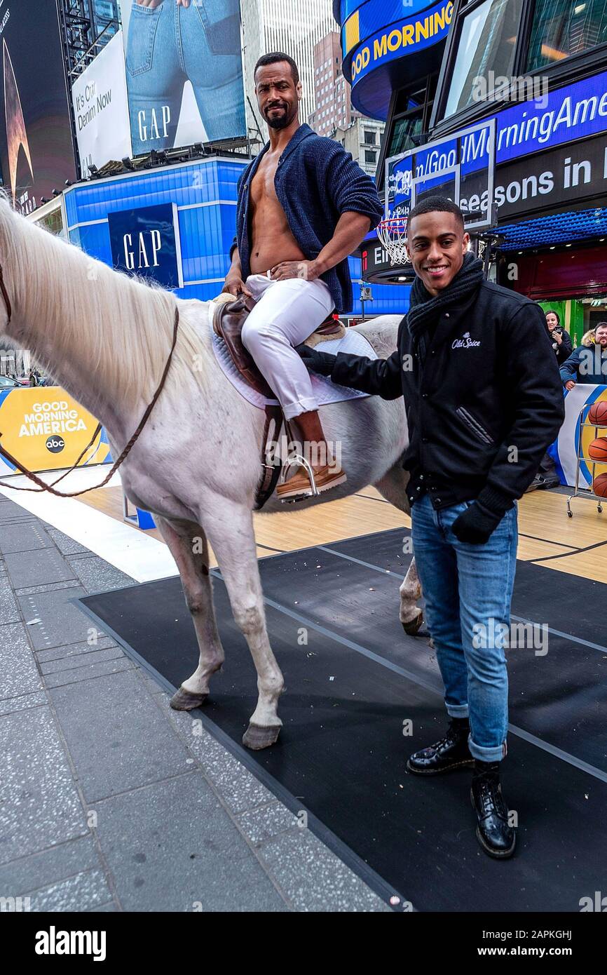 New York, NY, USA. 23rd Jan, 2020. Isaiah Mustafa, Keith Powers at a ...