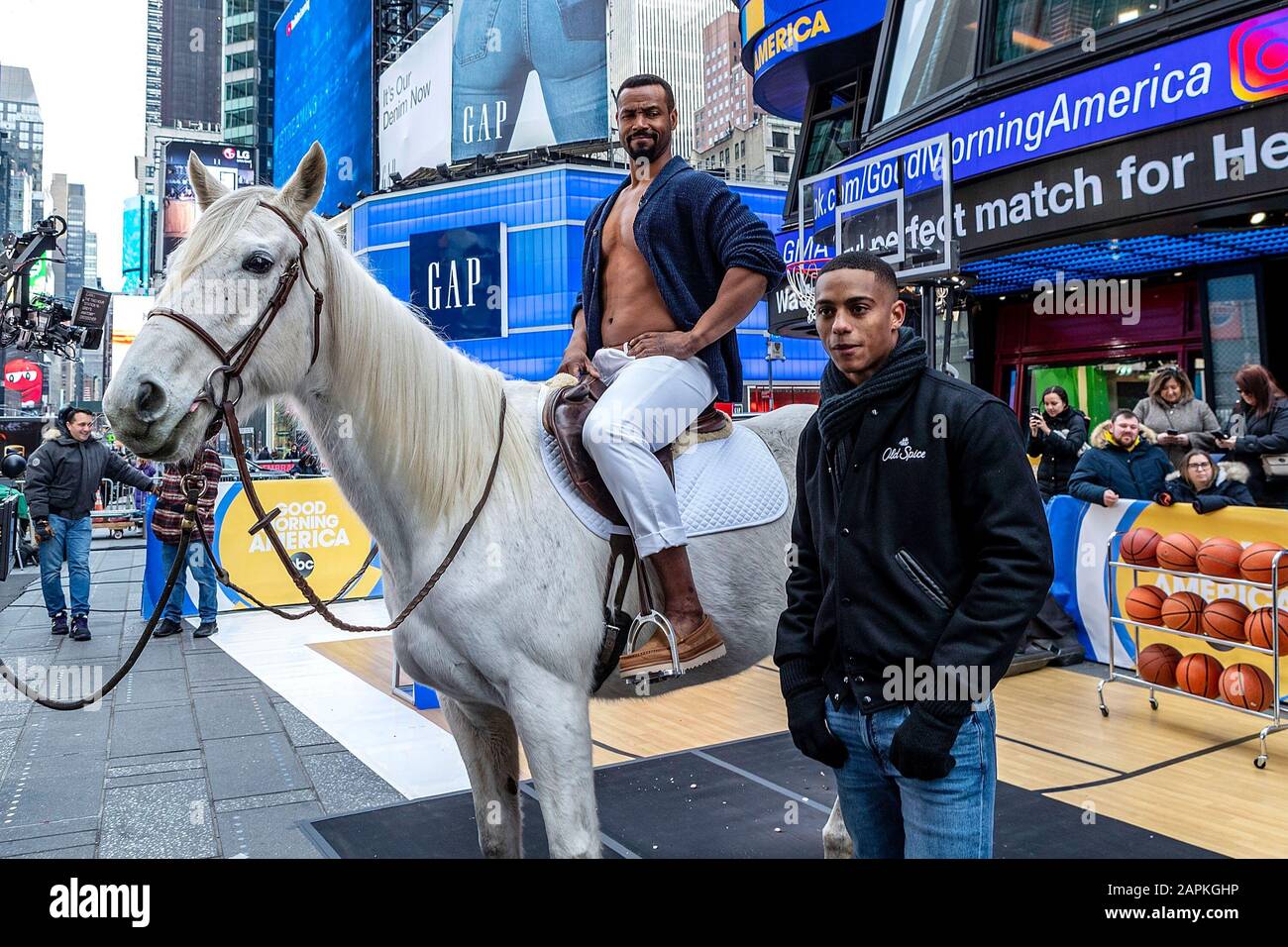 New York, NY, USA. 23rd Jan, 2020. Isaiah Mustafa, Keith Powers at a ...
