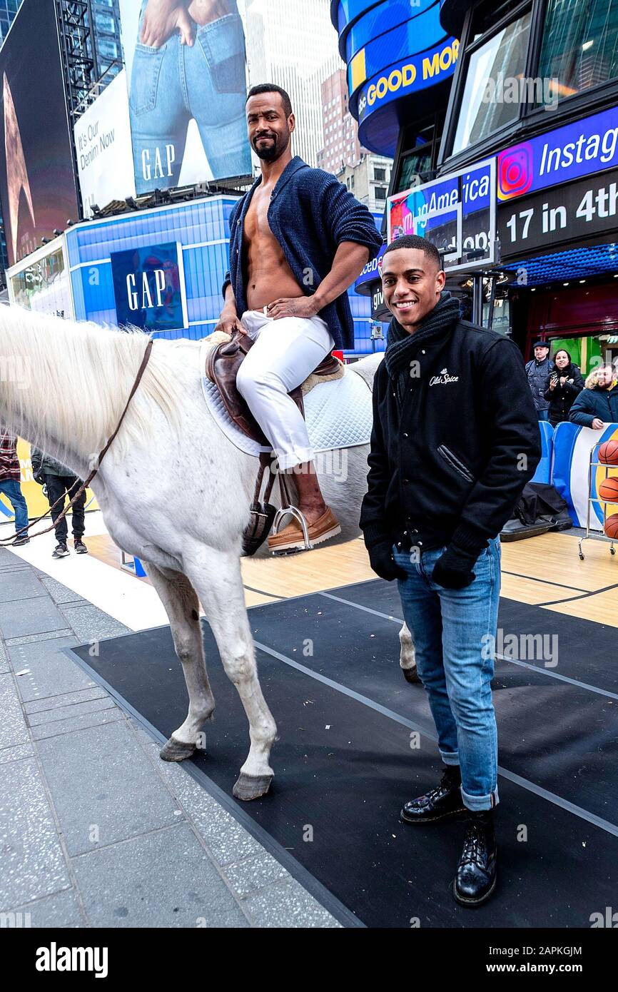 New York, NY, USA. 23rd Jan, 2020. Isaiah Mustafa, Keith Powers at a ...