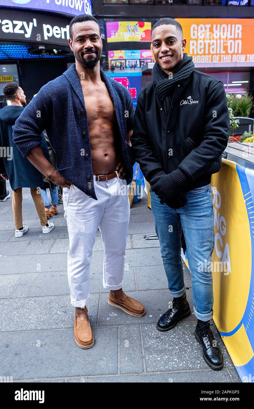 New York, NY, USA. 23rd Jan, 2020. Isaiah Mustafa, Keith Powers at a ...