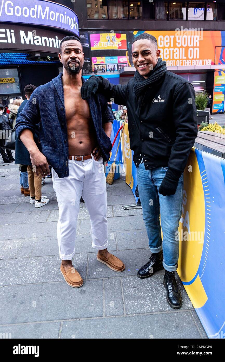 New York, NY, USA. 23rd Jan, 2020. Isaiah Mustafa, Keith Powers at a ...