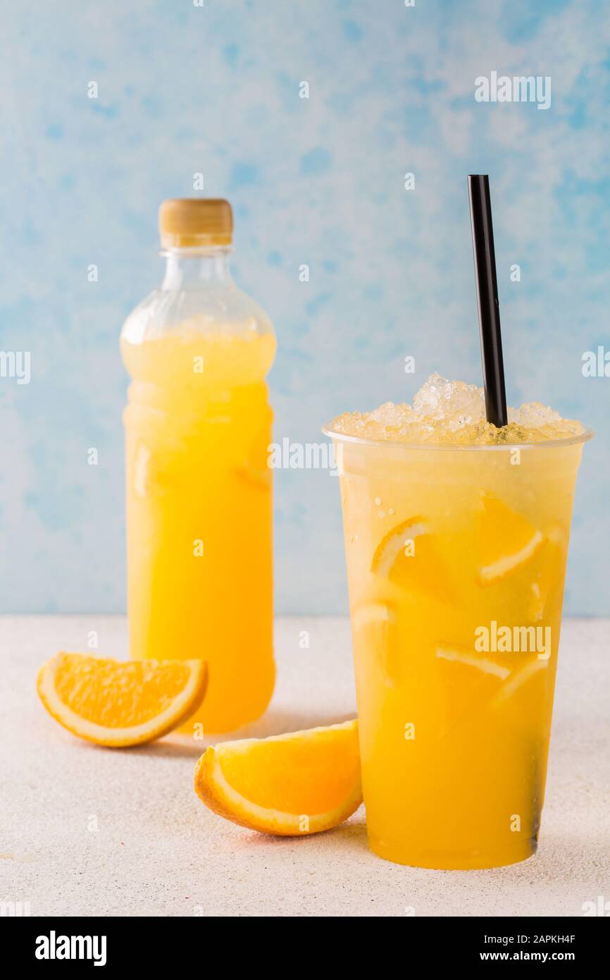 Plastic glass lemonade hi-res stock photography and images - Alamy