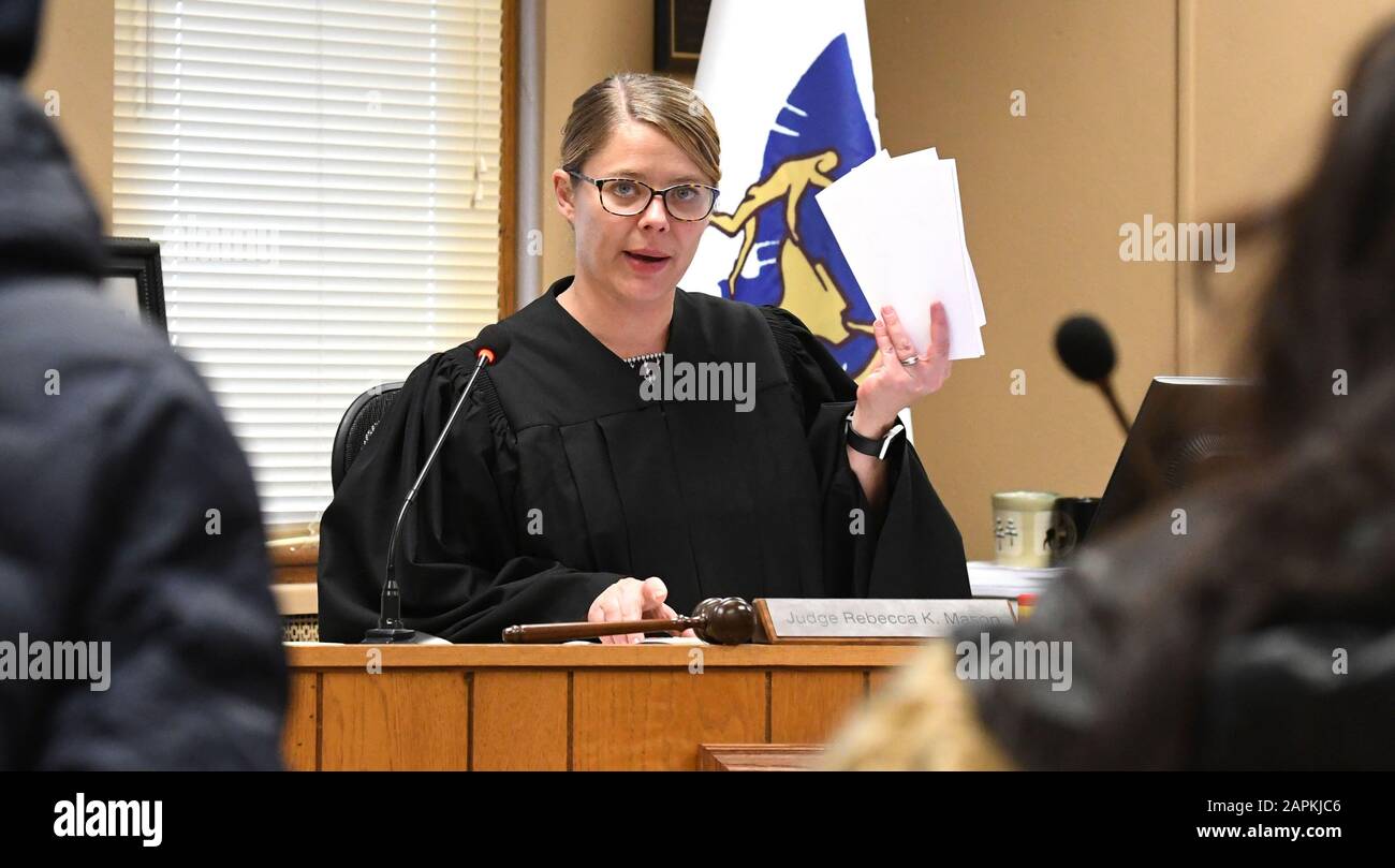 Racine, Wisconsin, USA. 16th Nov, 2018. Then-Racine Municipal Court ...