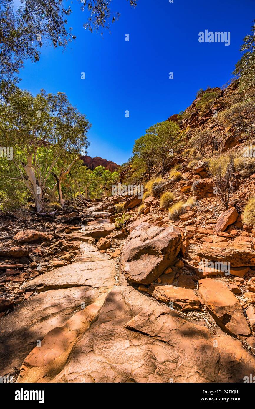 Kings Canyon Creek Walk within Watarrka National Park, Northern ...