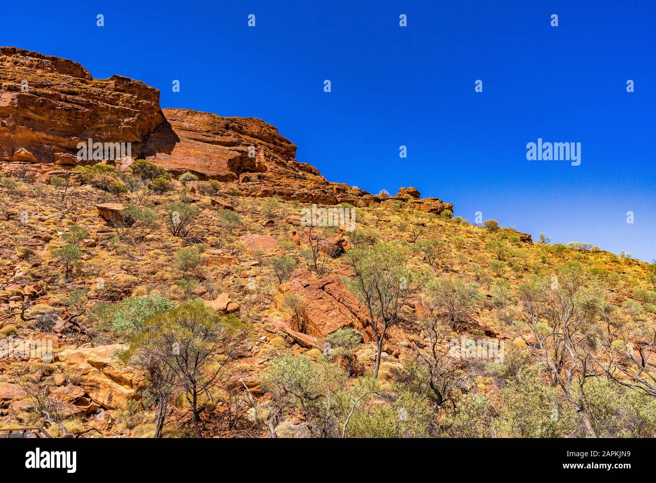 Kings Canyon Creek Walk within Watarrka National Park, Northern ...