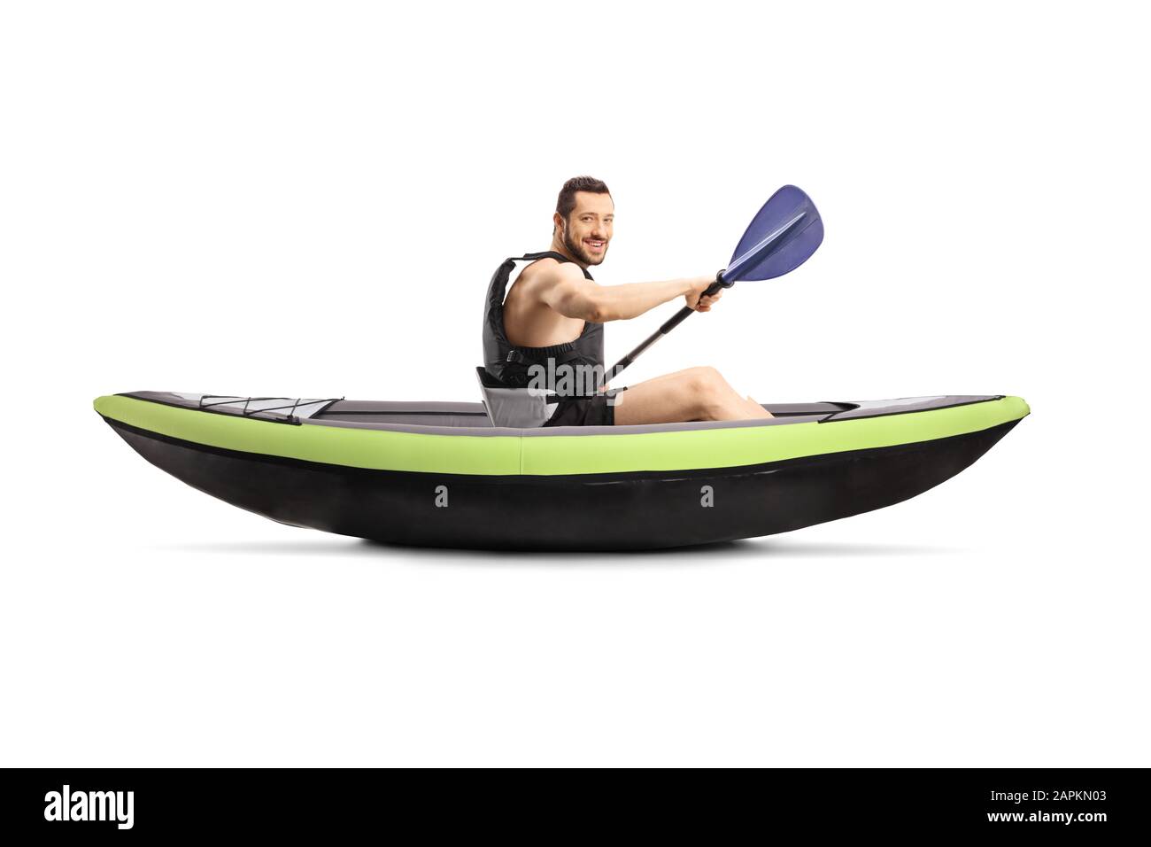 Man paddling hi-res stock photography and images - Alamy