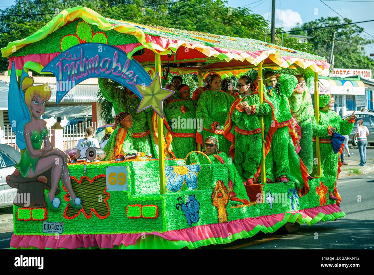 "Las Indomables" float, Hatillo Mask Festival, Hatillo, Puerto Rico ...
