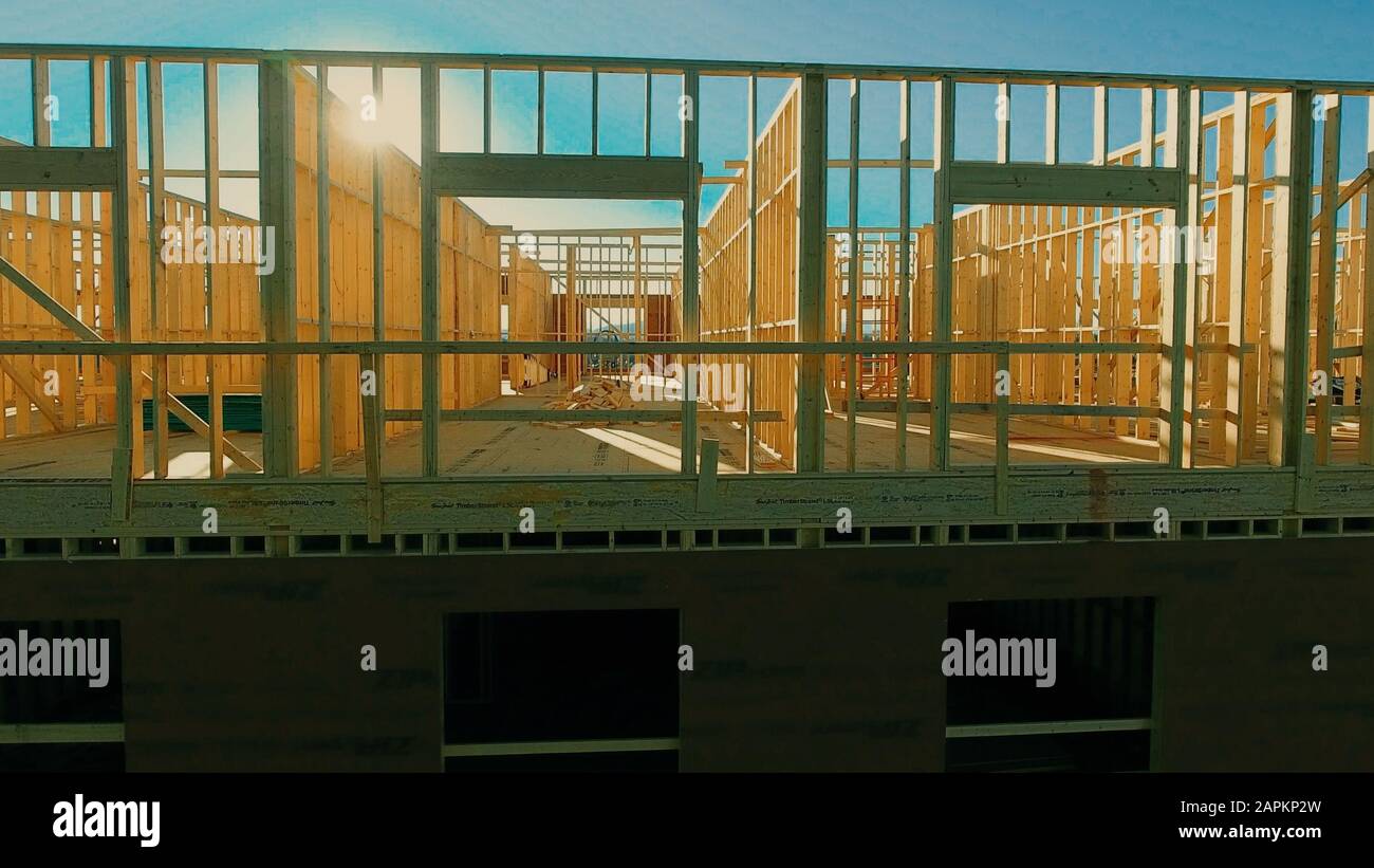 Building at the time of construction during daytime Stock Photo - Alamy