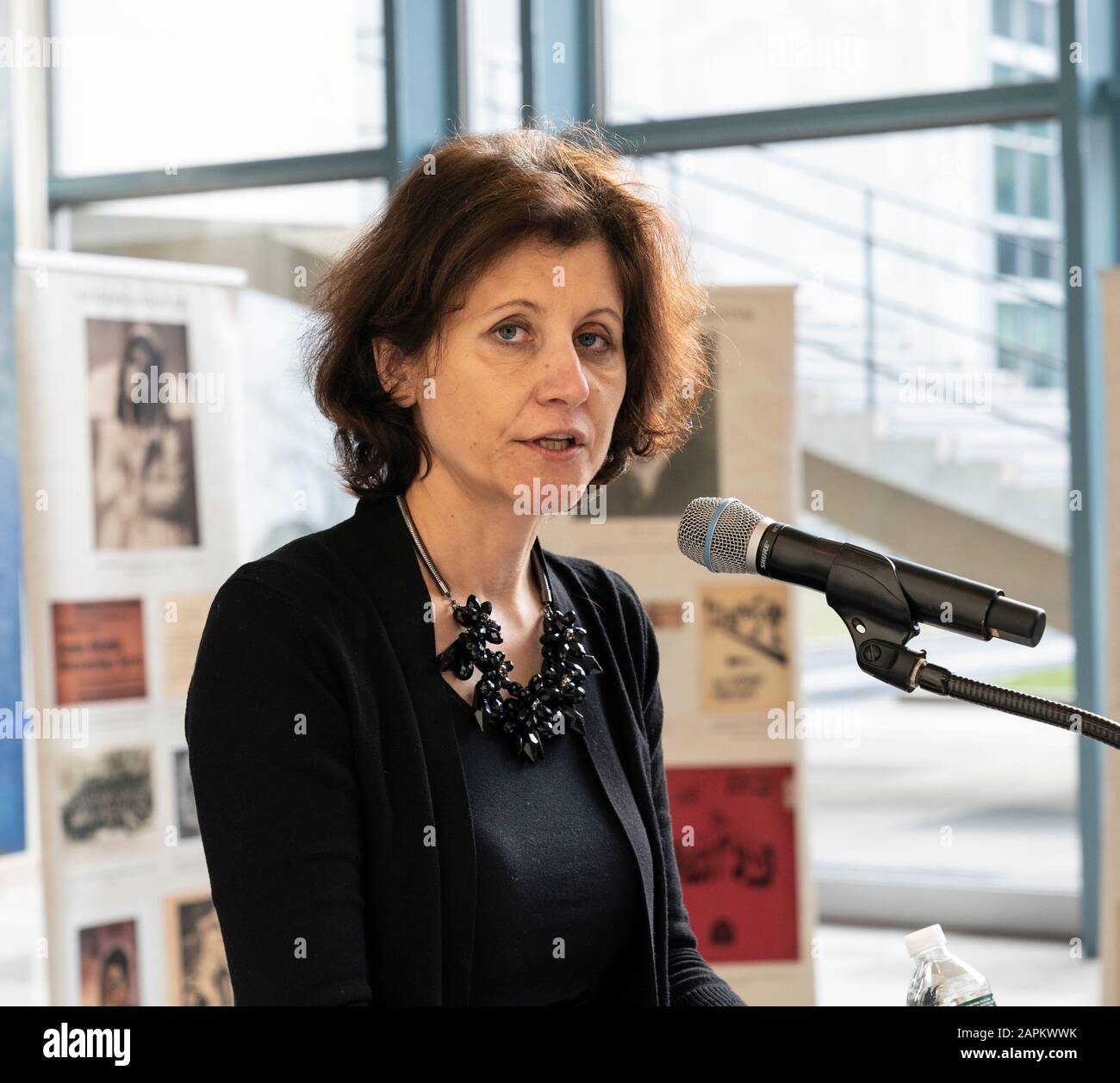 New York, NY - January 23, 2020: Lithuanian Ambassador Audra Plepyte ...