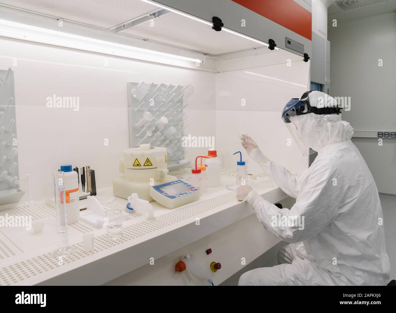 Researcher wearing safety helmet hi-res stock photography and images ...
