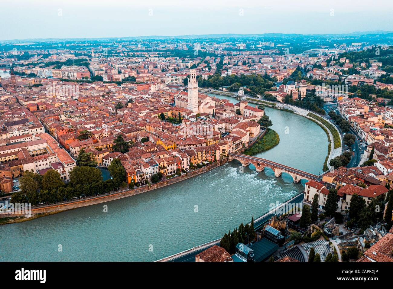 Veneto cities aerial hi-res stock photography and images - Alamy