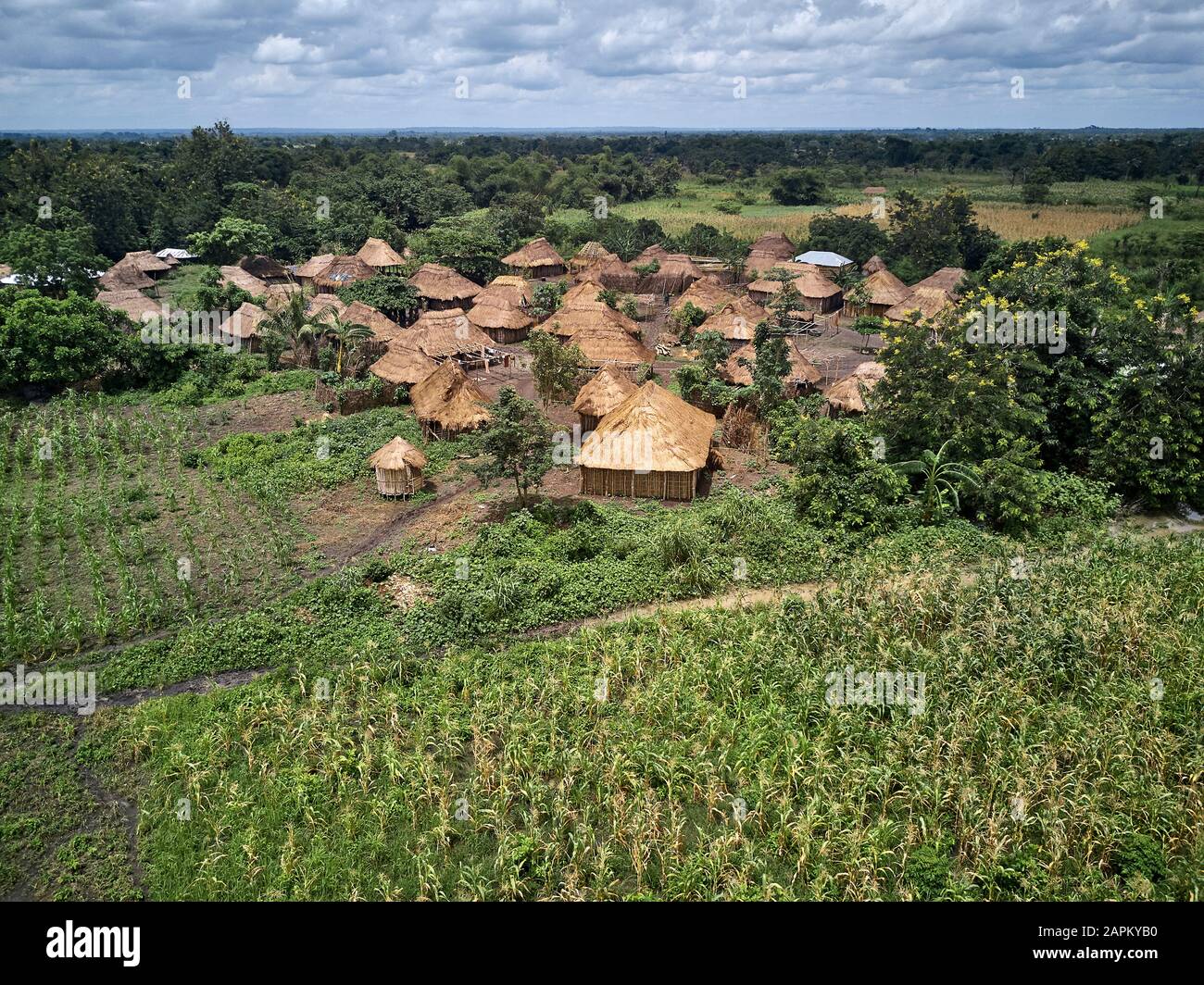 Benin, Small traditional village of Holi tribe Stock Photo - Alamy