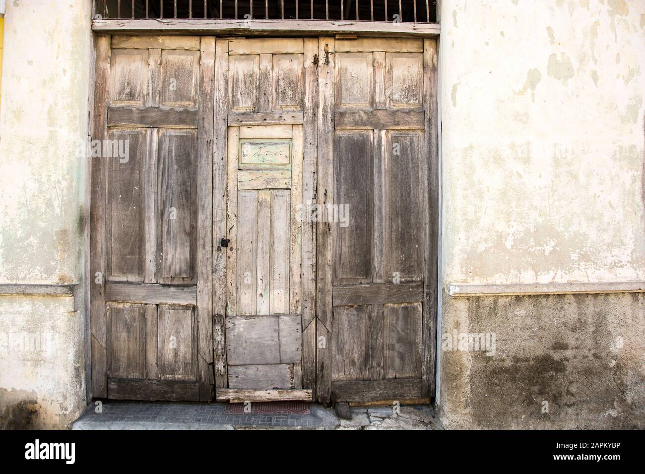 The front facade of a home in Santiago de Cuba, Cuba Stock Photo - Alamy