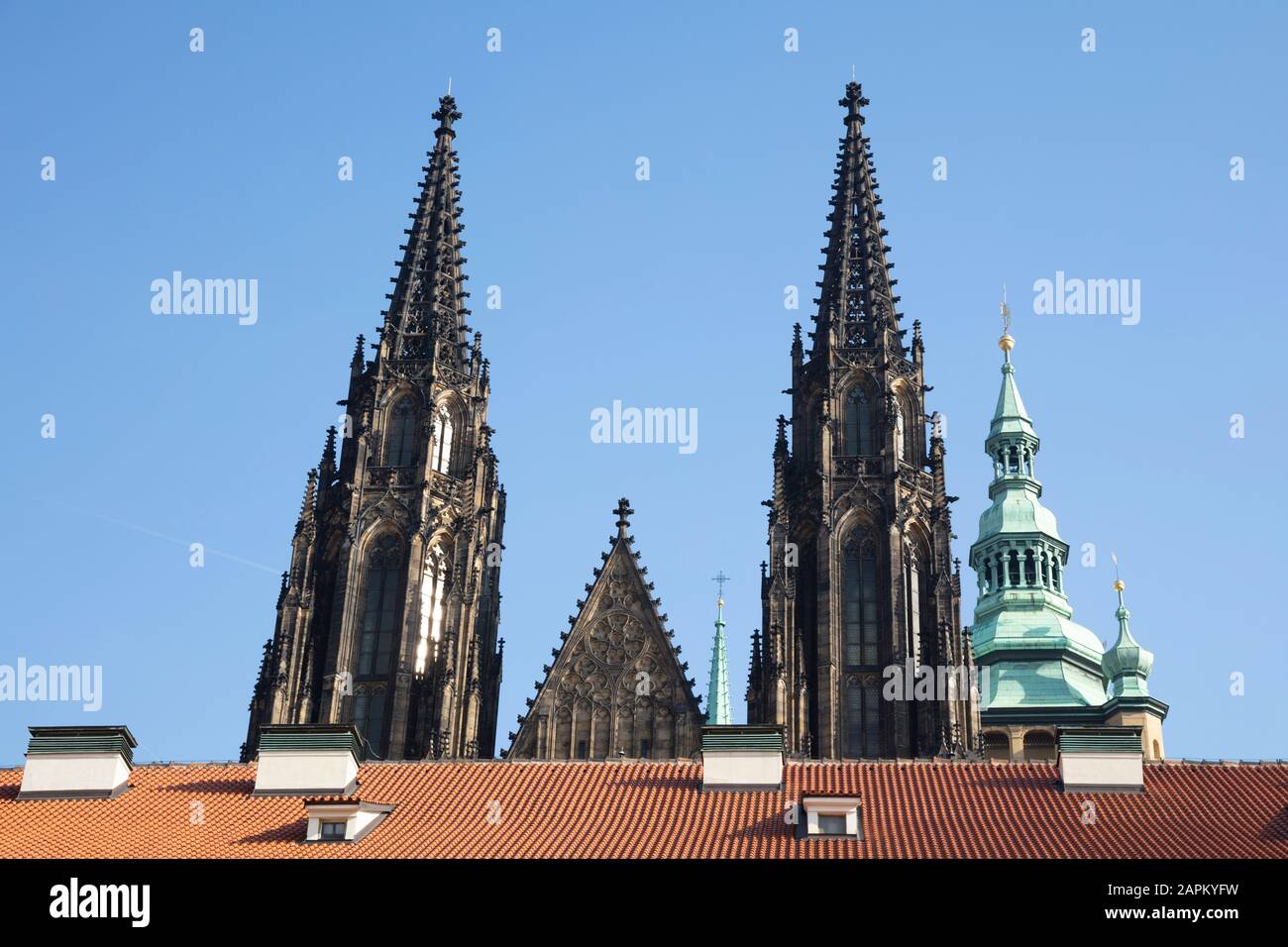 Prague towers hi-res stock photography and images - Alamy