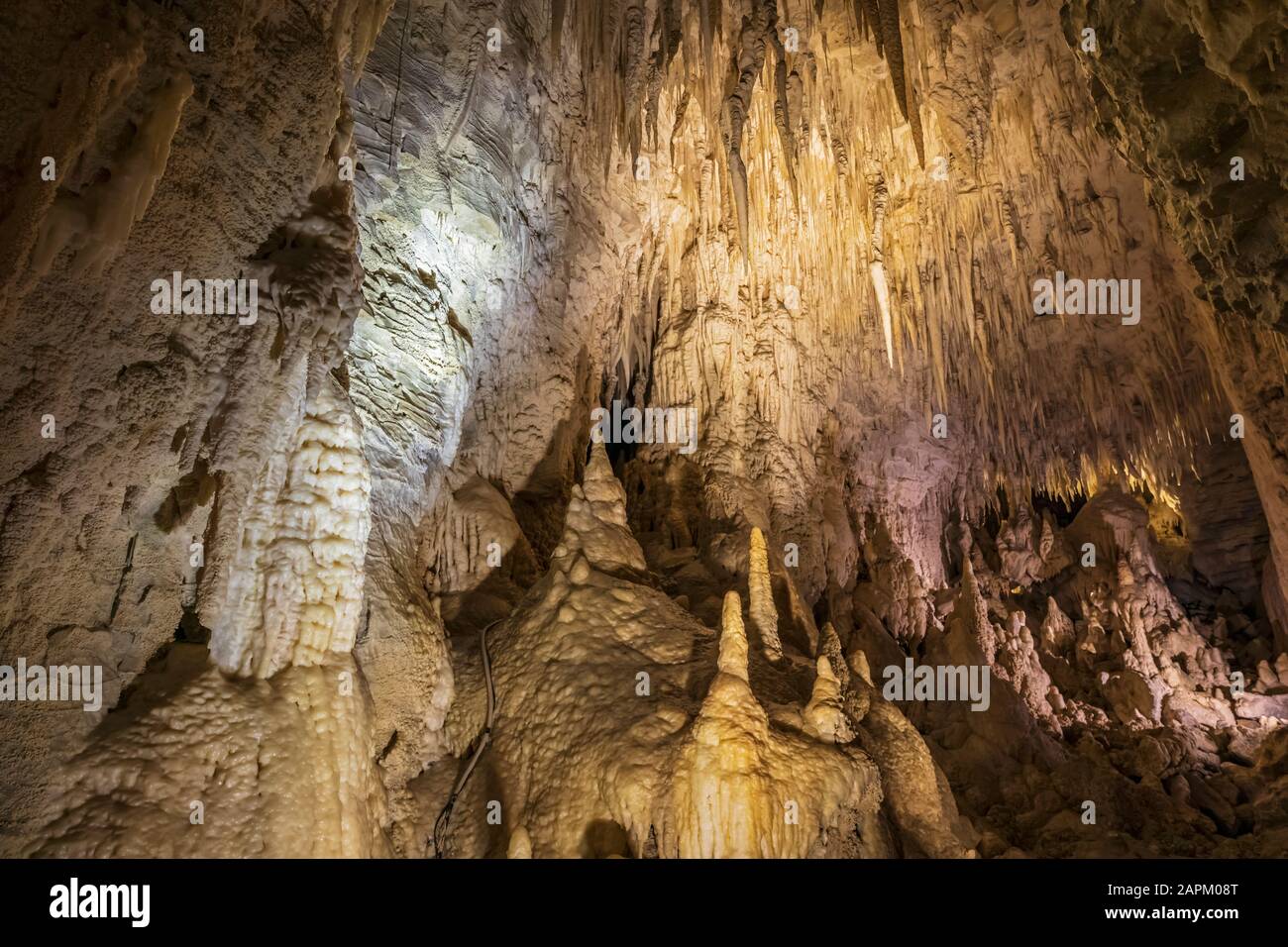 New Zealand, Oceania, North Island, Waitomo Caves, Ruakuri Cave ...
