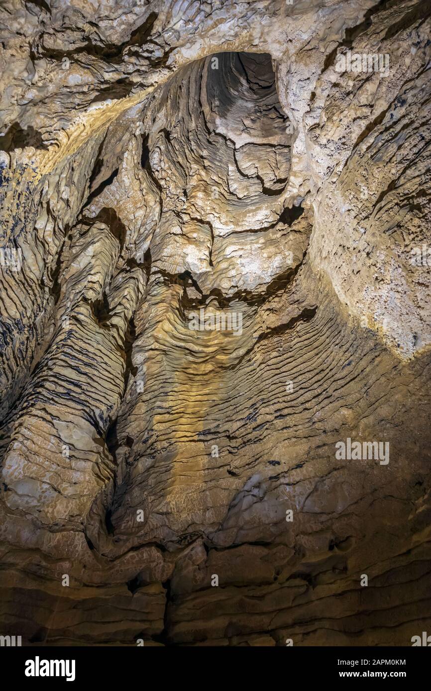 New Zealand, Oceania, North Island, Waitomo Caves, Ruakuri Cave ...