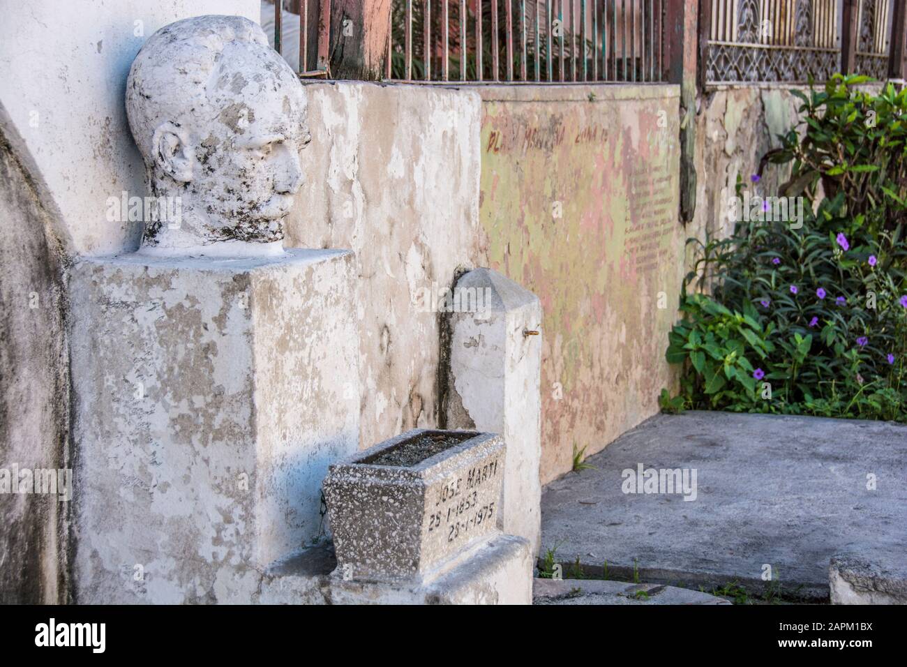 A bust of Jose Marti, a famous Cuban poet, philosopher, essayist ...